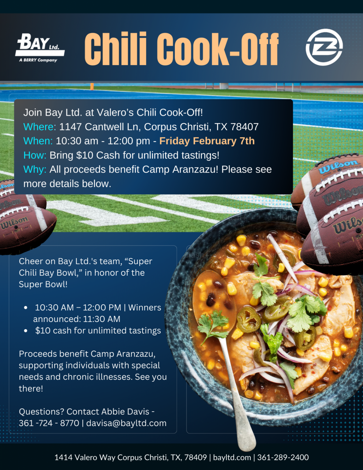 You’re Invited- Chili Cook-Off TODAY! – Bay Connection